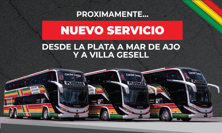 Venta de pasajes de micro - ¡Reservá ahora! | Plusmar Argentina